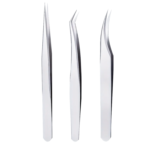 KIT DE PINZAS X3 UND CON ESTUCHE. | Insumos de belleza | Distribuidora ...